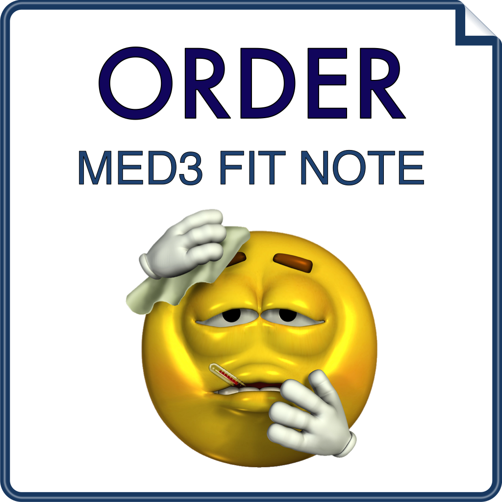 Get a Fit Note (MED3 | MED 3 | Sick Line | Fitnote) - Macduff Medical ...